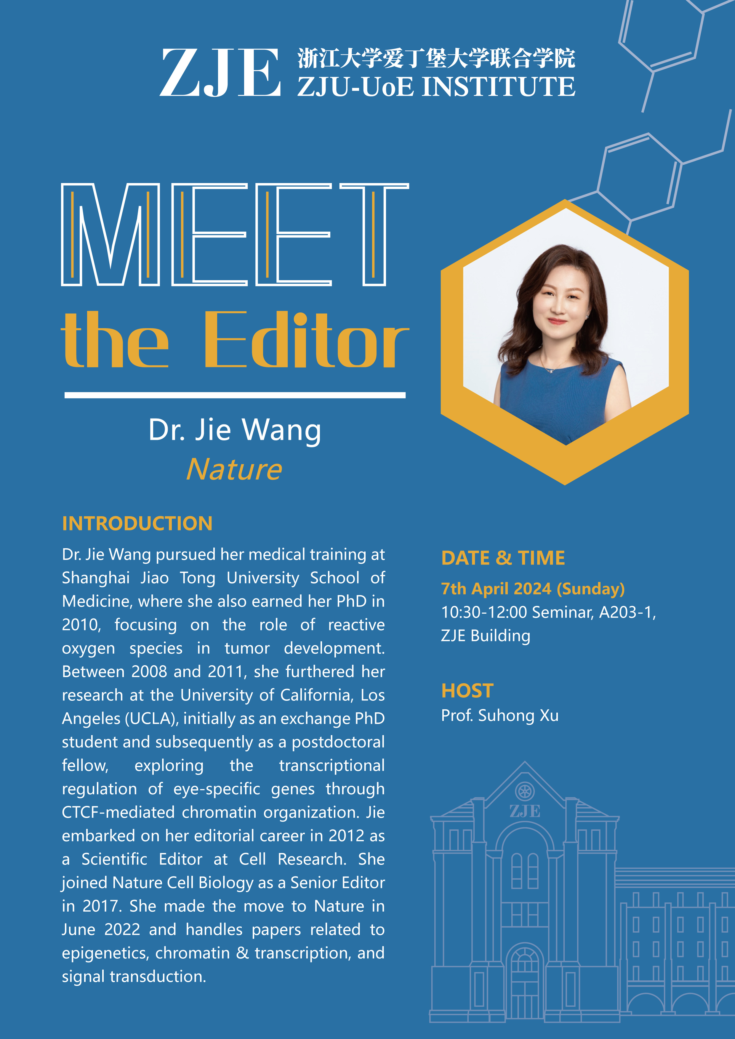 Meet the Editor: Dr. Jie Wang, Nature